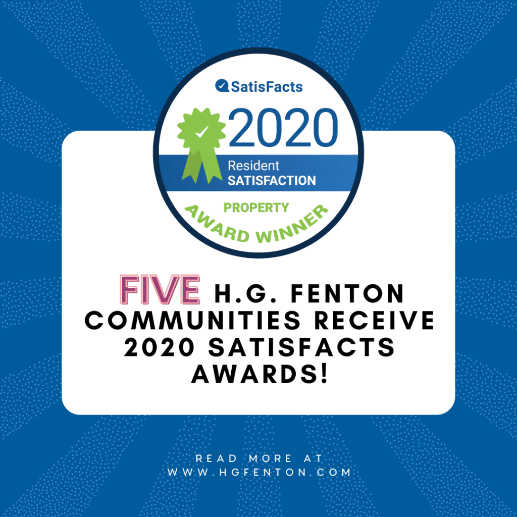 Resident Experience Shines as Five H.G. Fenton Company Communities Earn ...
